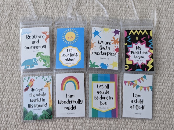 Scripture Based Backpack Tags Digital Download - Etsy