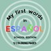 Coloring Pages in Spanish: School / Digital File. Printable. / 12 Pages ...