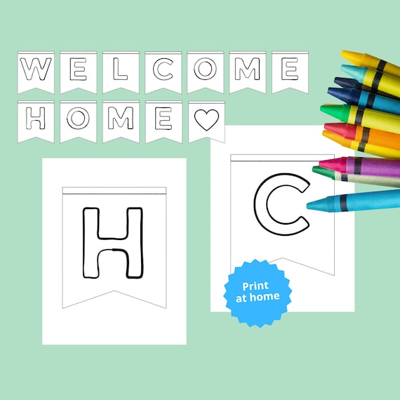 Diy Welcome Home Banner