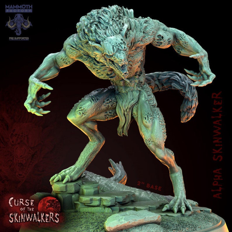 Skinwalkers 3D Printed Mini Figures - Etsy