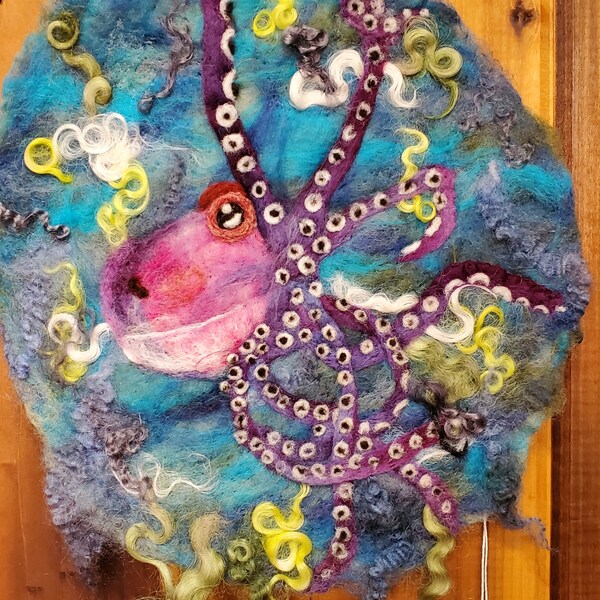 Needle Felt Octopus - Etsy