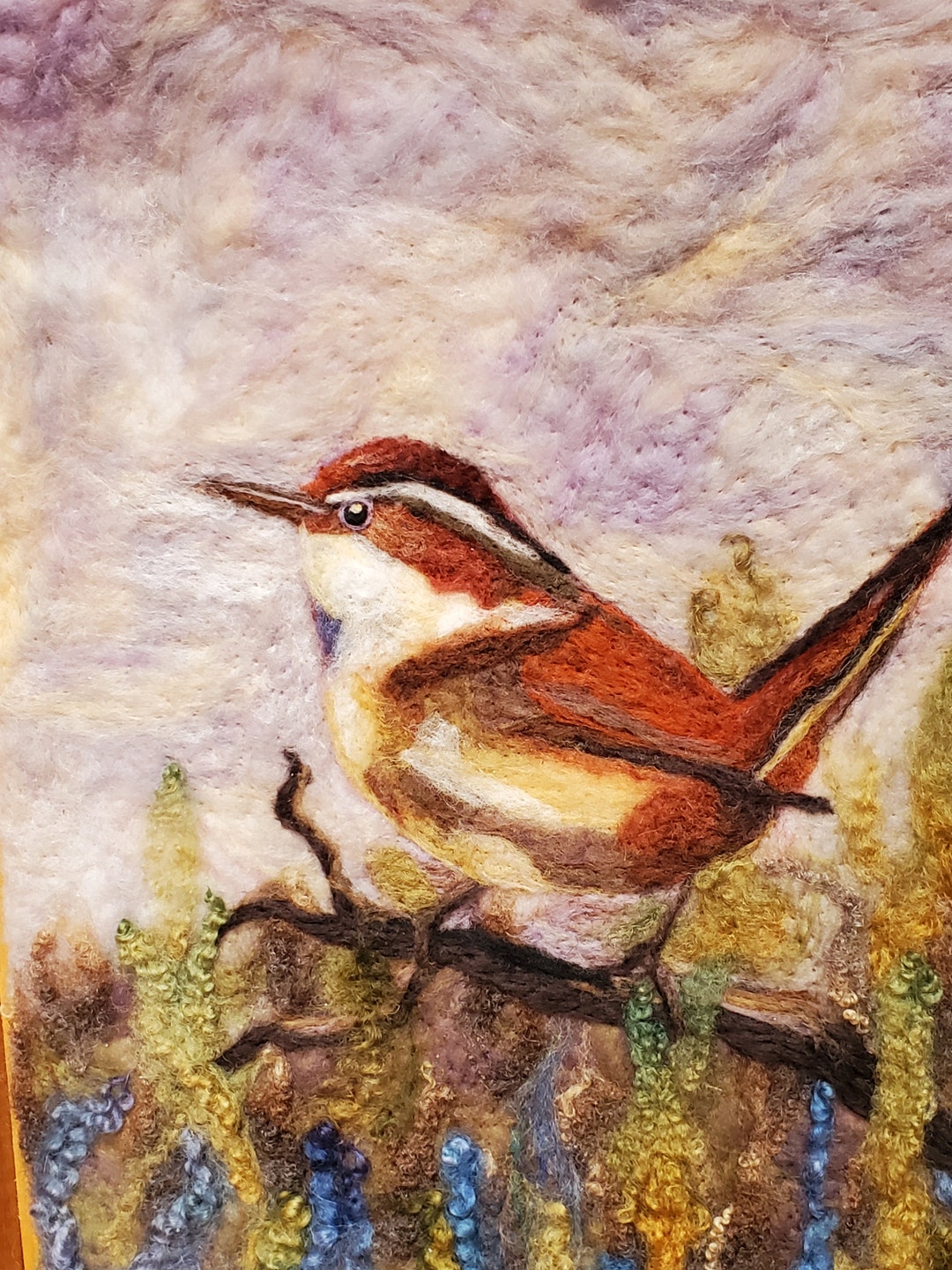Needle Felted Wren One-of-a-kind - Etsy