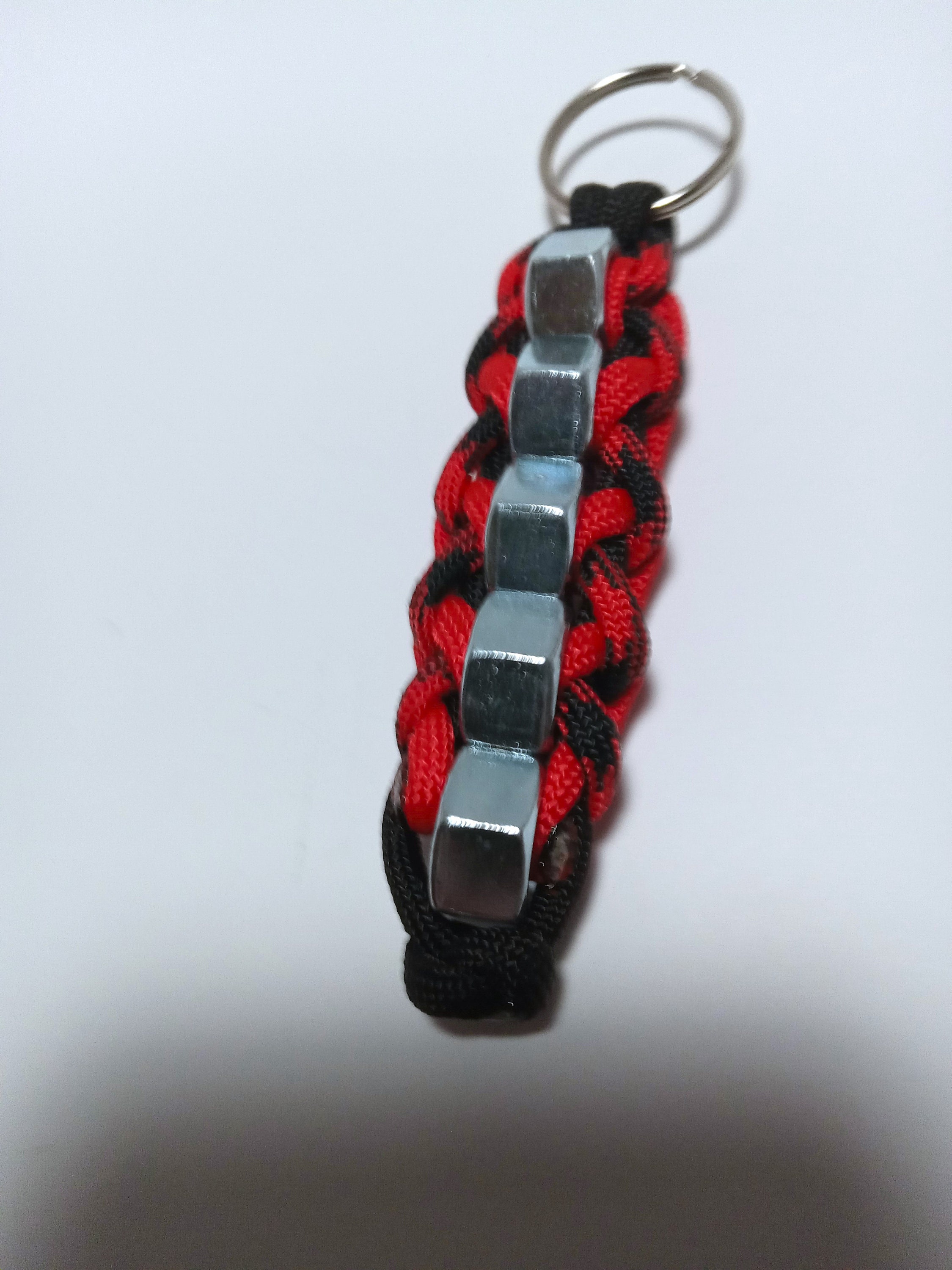 Customizable Keychain - Hex Nut Paracord Keychain - Paracord Keyring - Etsy