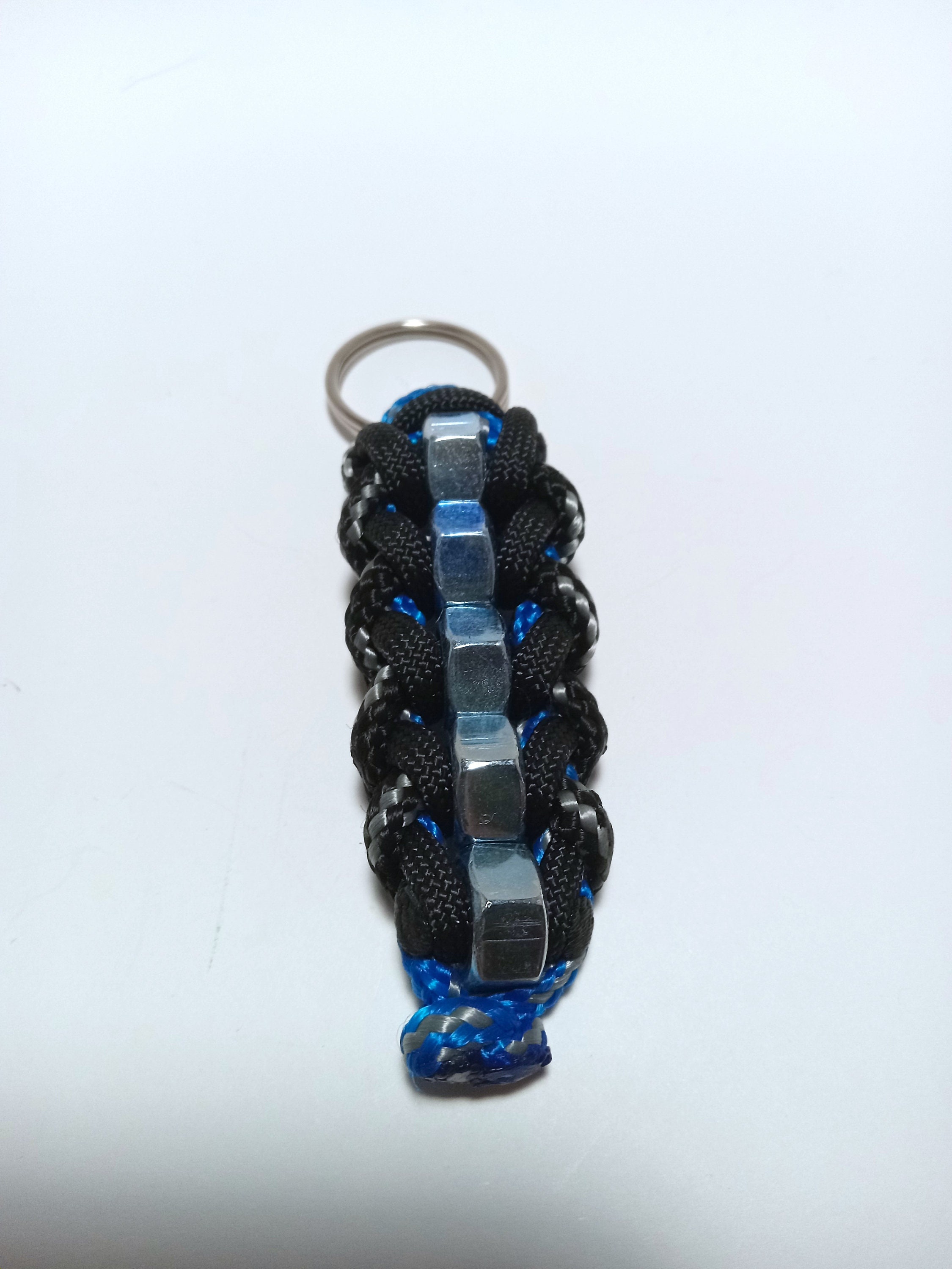 Customizable Keychain - Hex Nut Paracord Keychain - Paracord Keyring - Etsy