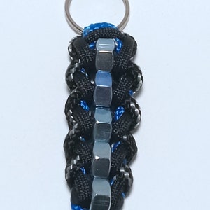 Customizable Keychain - Hex Nut Paracord Keychain - Paracord Keyring - Etsy