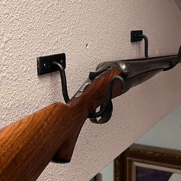Rustic Rifle Wall Hooks - Etsy