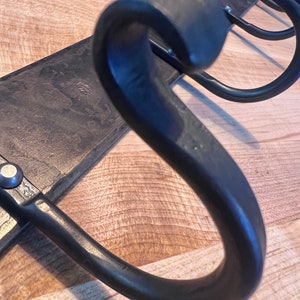 Hand Forged Rack, Blacksmith Made, Coat Hat Towel Rack - Etsy