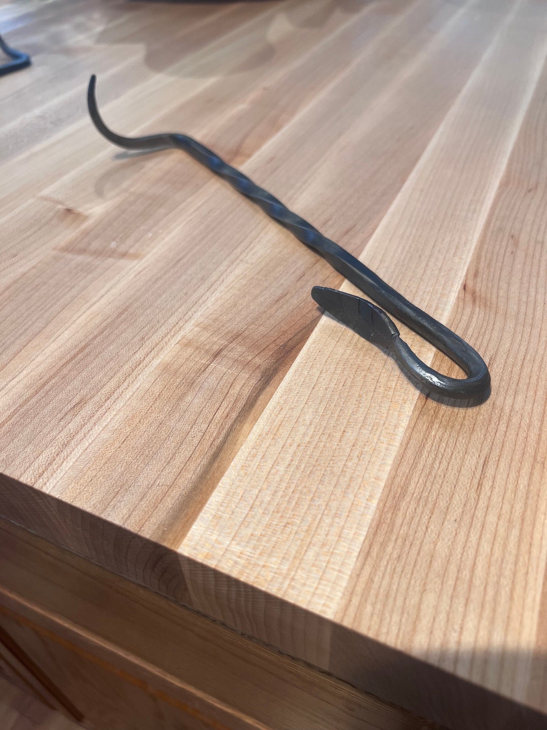 Hand Forged Steak Flipper, Blacksmith Made, Bacon Turner - Etsy