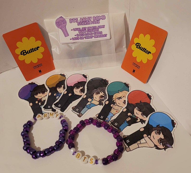 BTS Army Bomb Sticker Packs - Etsy