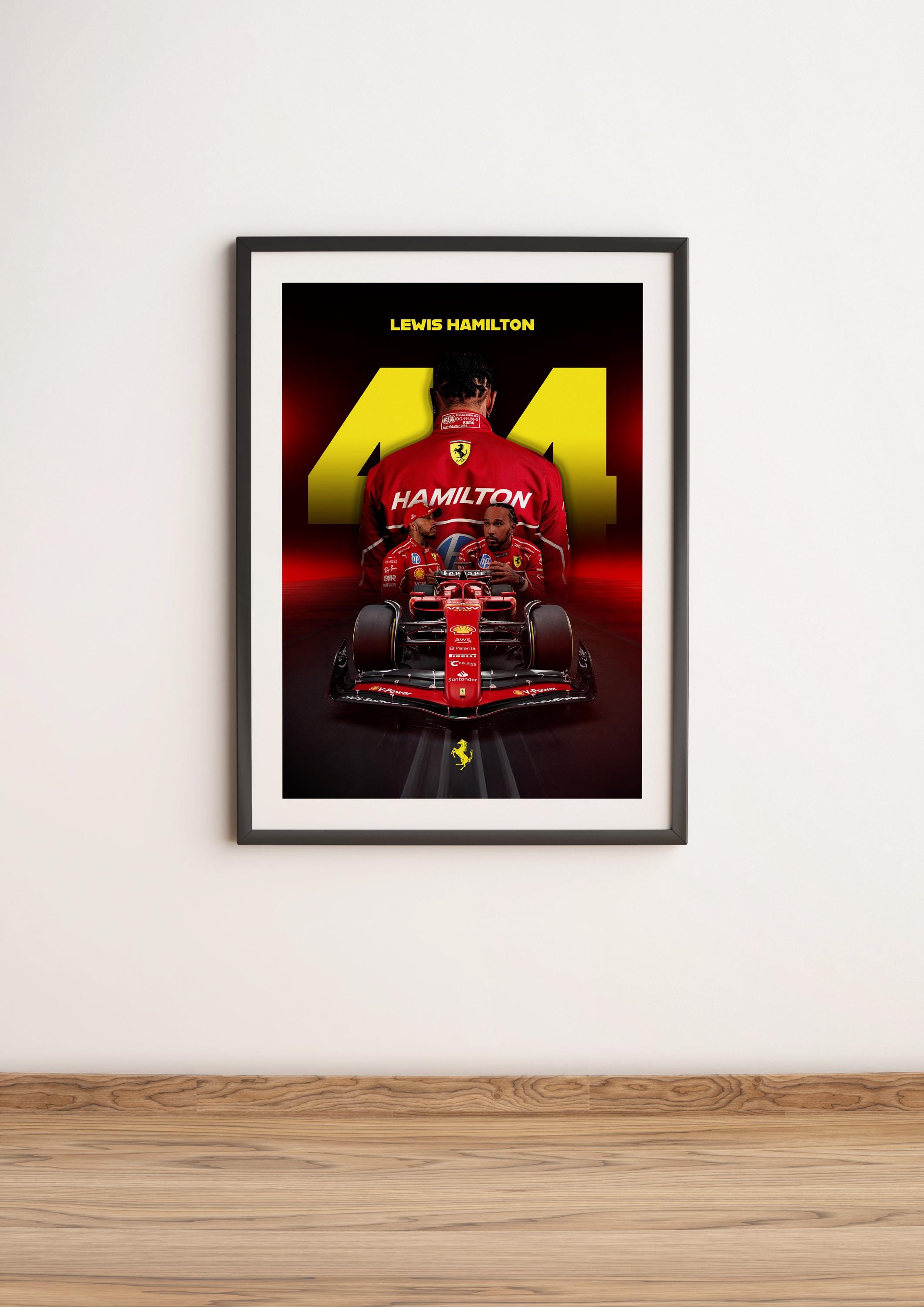 Lewis Hamilton 2025 F1 Poster Print - Downloadable Print of Lewis ...