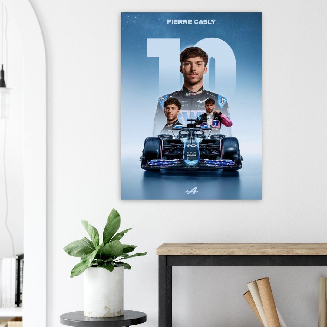 Pierre Gasly F1 PHYSICAL Poster Physical Print of Pierre Gasly number ...