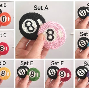 Magic 8 Ball Coaster, Absorbent Coaster, Auto Accessories, Set of 2 Car ...