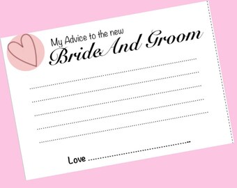 Hen Do Advice Cards - Etsy