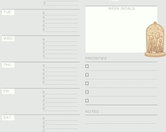 Weekly Planner - Etsy