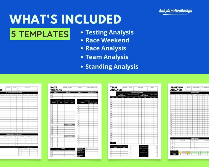 F1 2024 Season Tracker Weekly Journal for Formula One Racing - Etsy ...