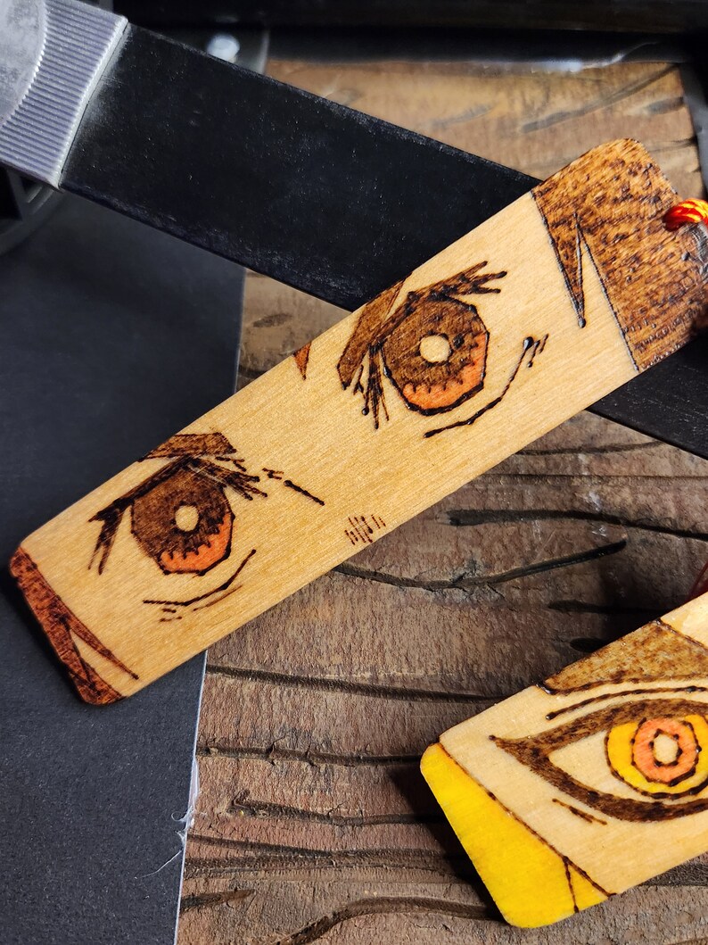 Demon Slayer Anime Tanjiro and Rengoku Bookmarks Handmade - Etsy