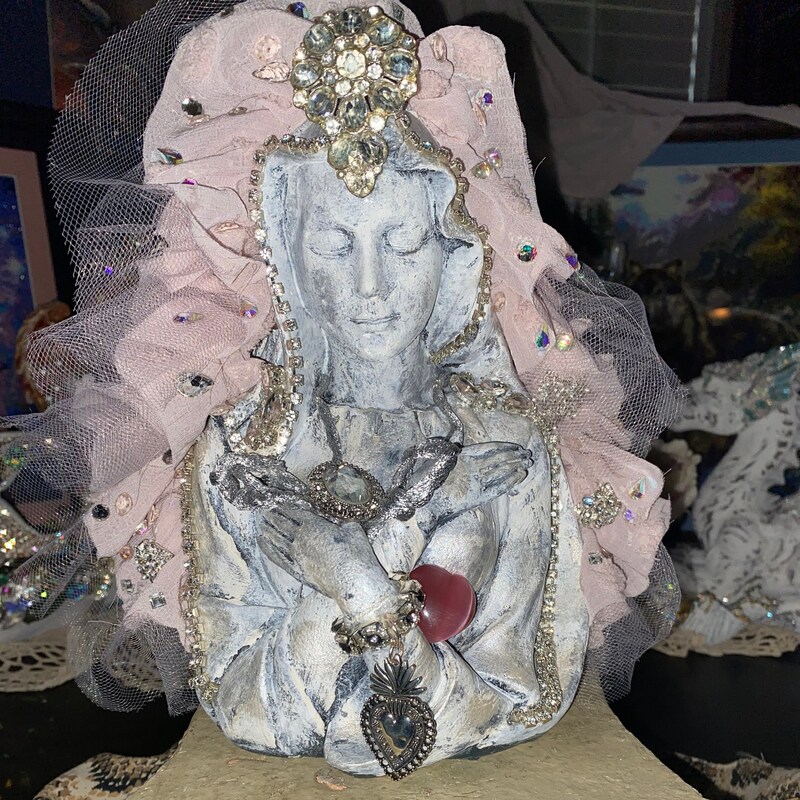 Rhinestone Madonna - Etsy