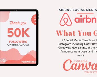Airbnb Social Media Posts - Etsy