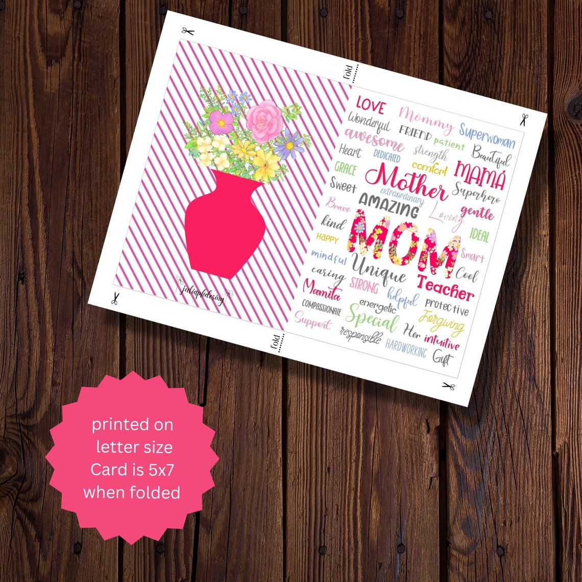 Mother's Day Printable Card Bundle - Etsy
