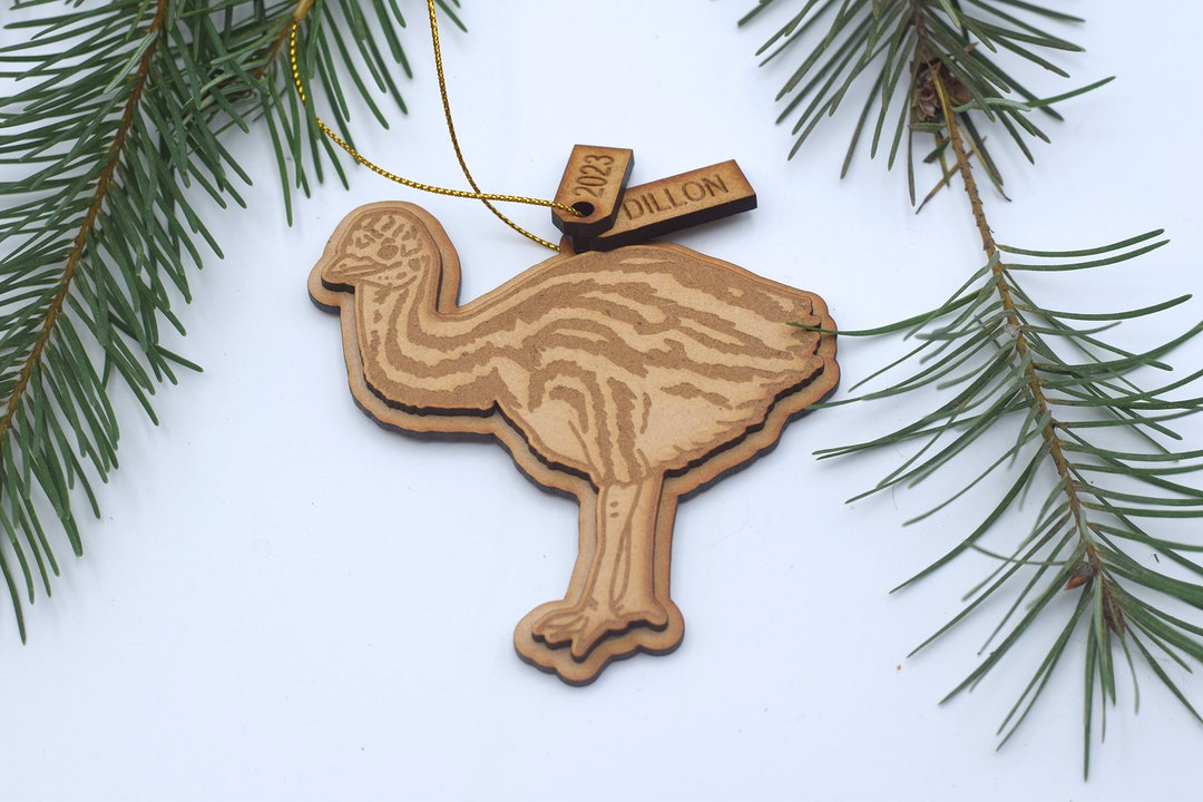Emu Ornament Emu Gift Emu Christmas Ornament Farm Ornament Homestead ...