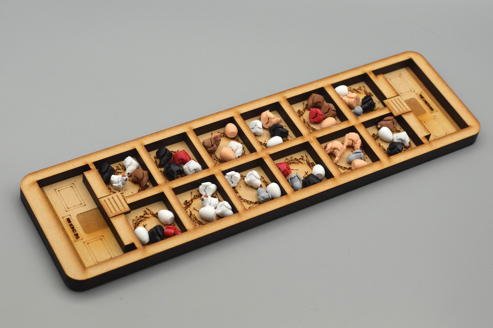 Juego de gallinero Mancala: Decoración divertida de granja - Etsy México