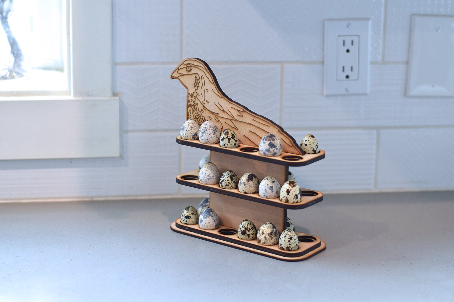 Quail Shaped Egg Holder, Quail Gift, Coturnix Quail Decor, Quail Egg ...