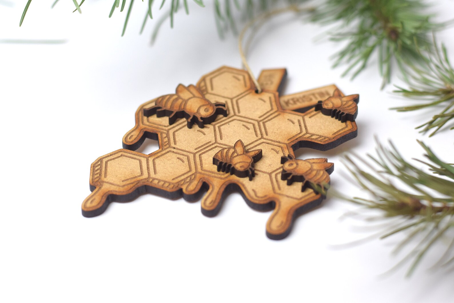 Honey Bee Ornament Honey Honeybee Beekeeper Gift Beekeeper - Etsy