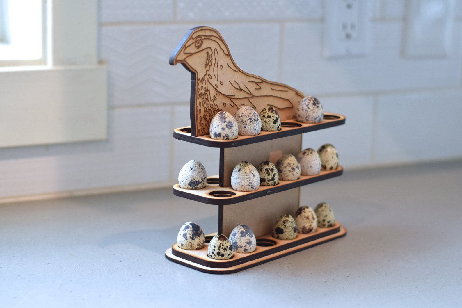 Quail Shaped Egg Holder, Quail Gift, Coturnix Quail Decor, Quail Egg ...