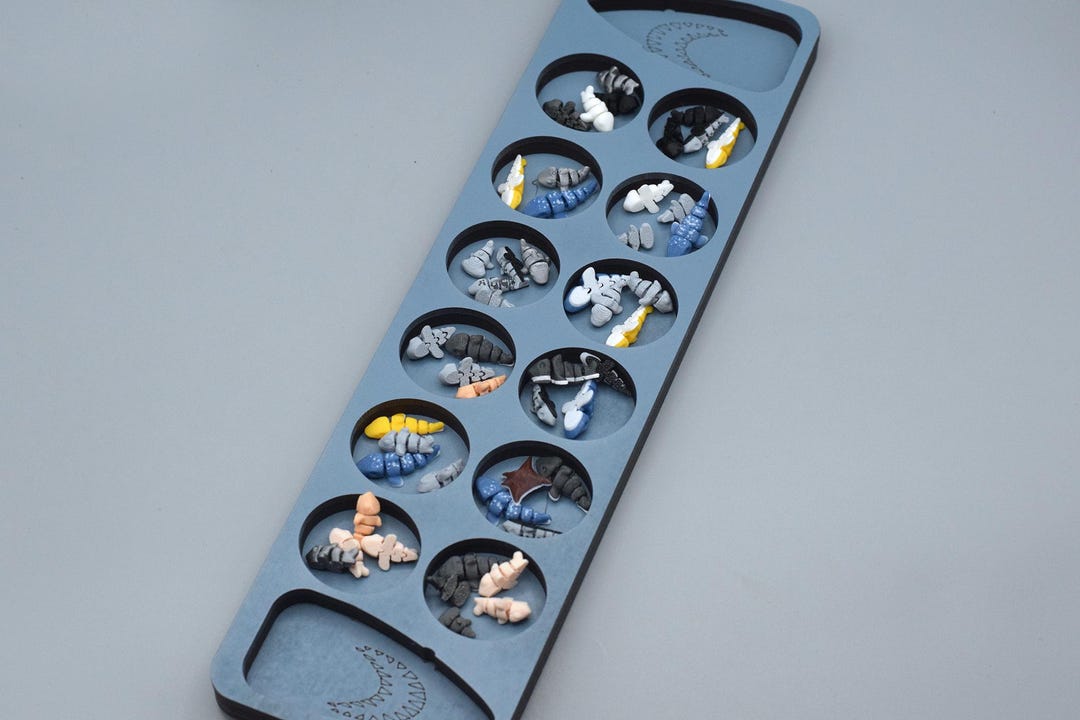 Shark Mancala Game: Sea Animal Gift, Family Game Night - Etsy
