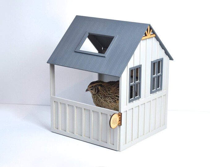 Quail Nesting Box, Quail House, Coturnix Quail Decor, Quail Decor ...