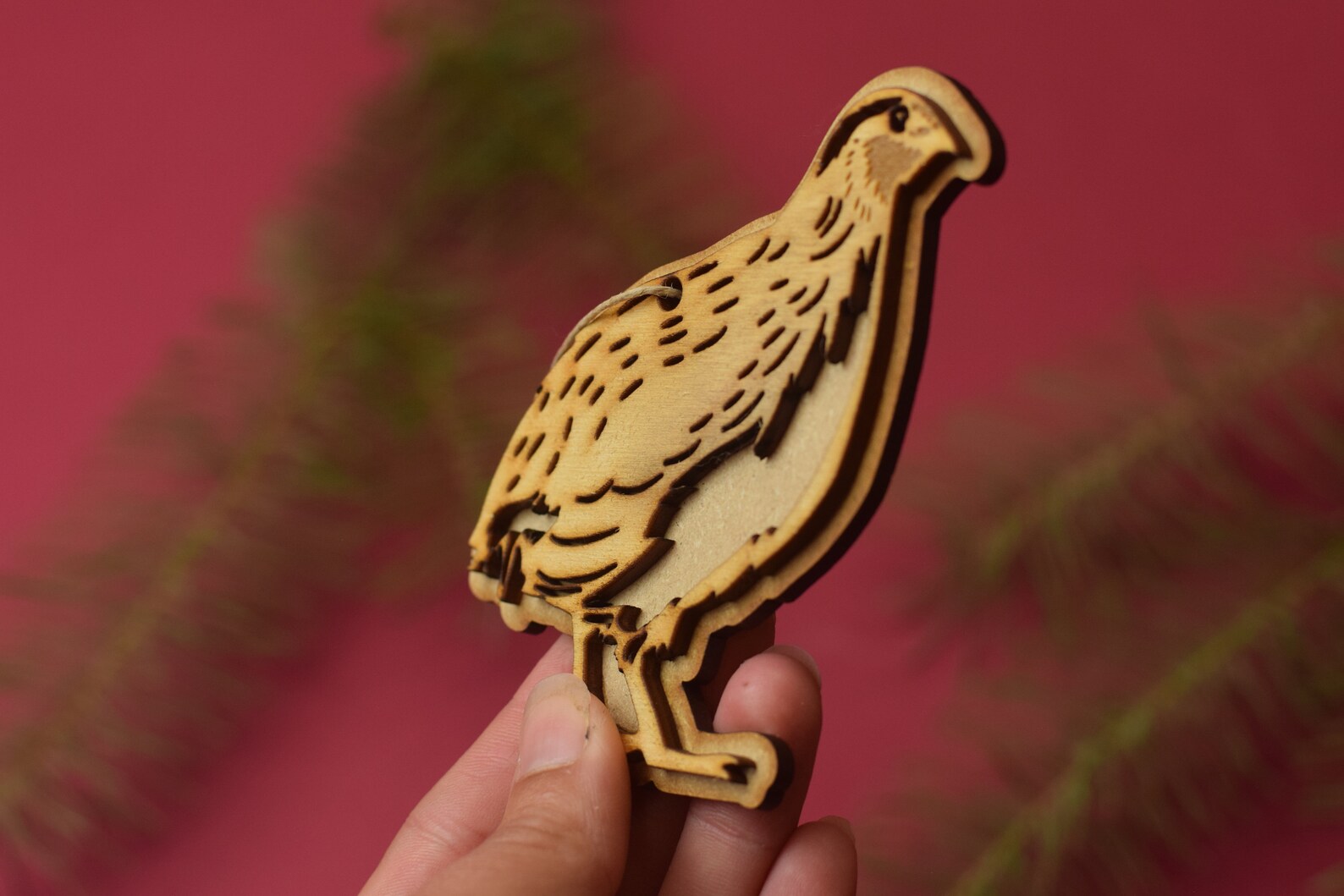 Quail Christmas Ornament Quail Gift Coturnix Quail Decor - Etsy