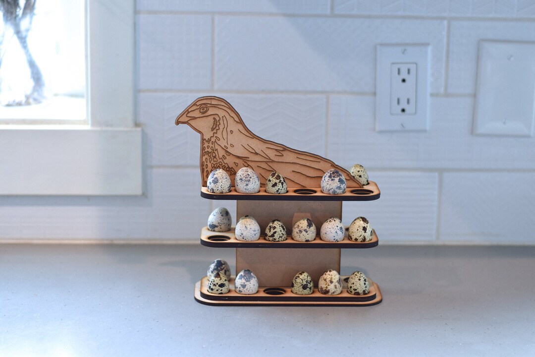 Quail Shaped Egg Holder, Quail Gift, Coturnix Quail Decor, Quail Egg ...