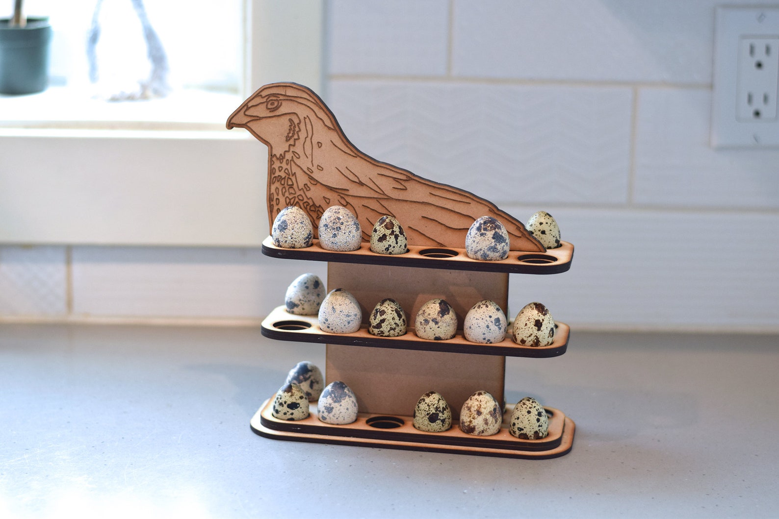 Quail Shaped Egg Holder, Quail Gift, Coturnix Quail Decor, Quail Egg ...