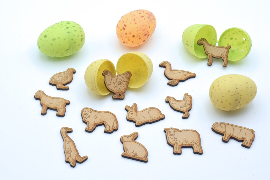 Farm Animal Easter Egg Stuffers Non Candy Easter Egg Filler Easter Egg ...