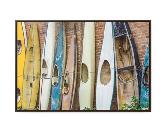 Framed Canvas Kayaks - Etsy