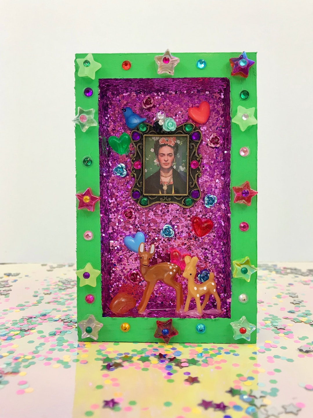 Frida Creative Diorama Altar, Energy, Decor, Art, Carnelian Crystal - Etsy