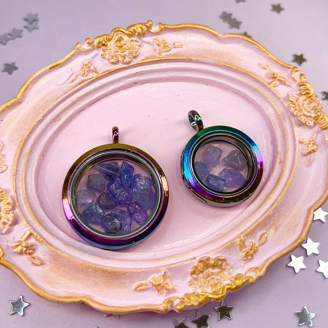 Gorgeous Indigo Tanzanite Pendant Spiritual Talisman Locket - Etsy