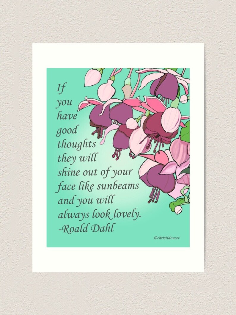 Roald Dahl Quote - Etsy