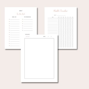 Digital Weekly Planner, Habit Tracker, Notes , to Do List. iPad ...