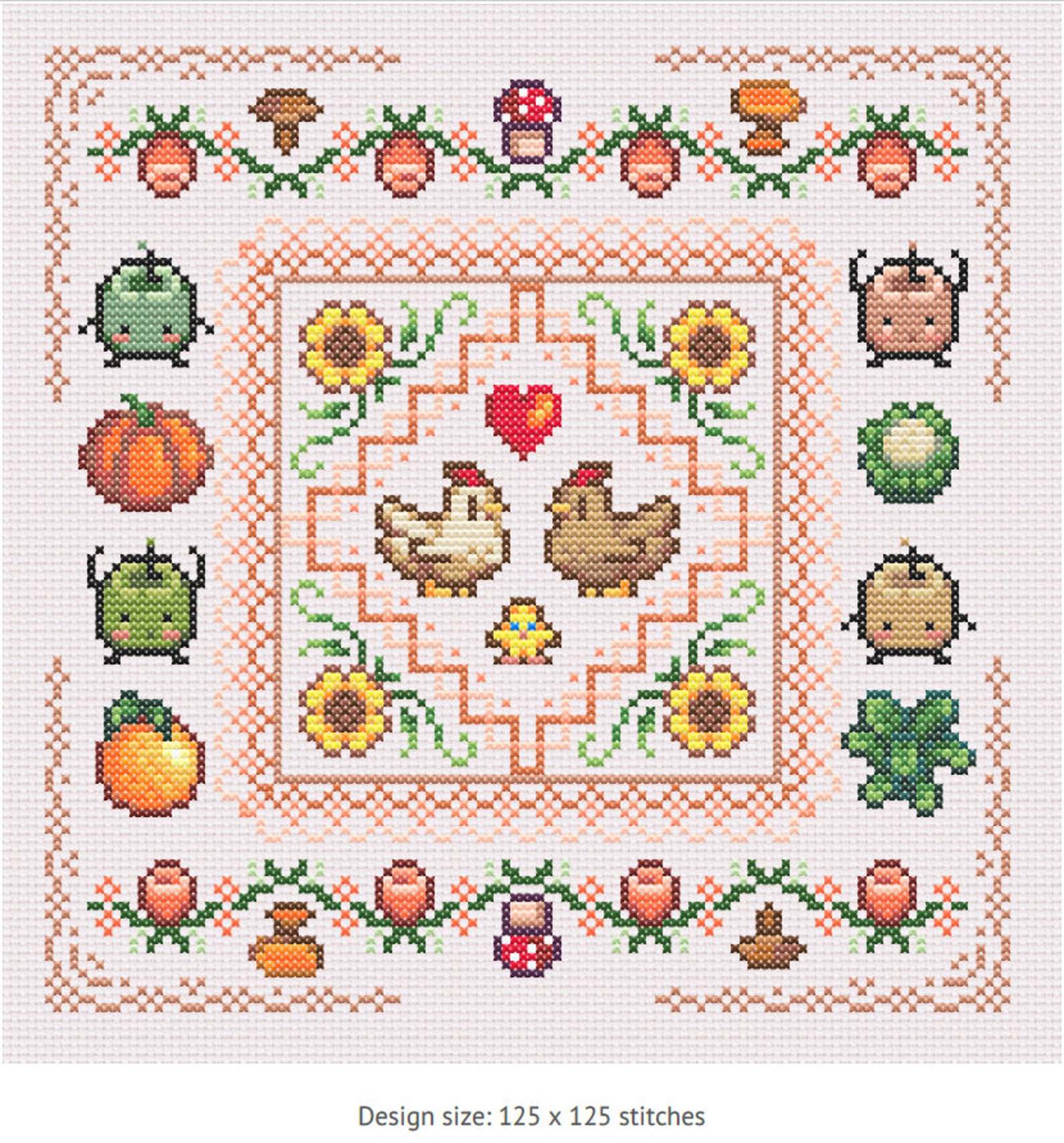 Stardew Valley Sampler Cross Stitch Pattern Instant Download PDF ...