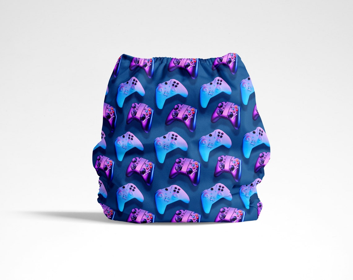 Gaming Pocket Cloth Diaper - Etsy