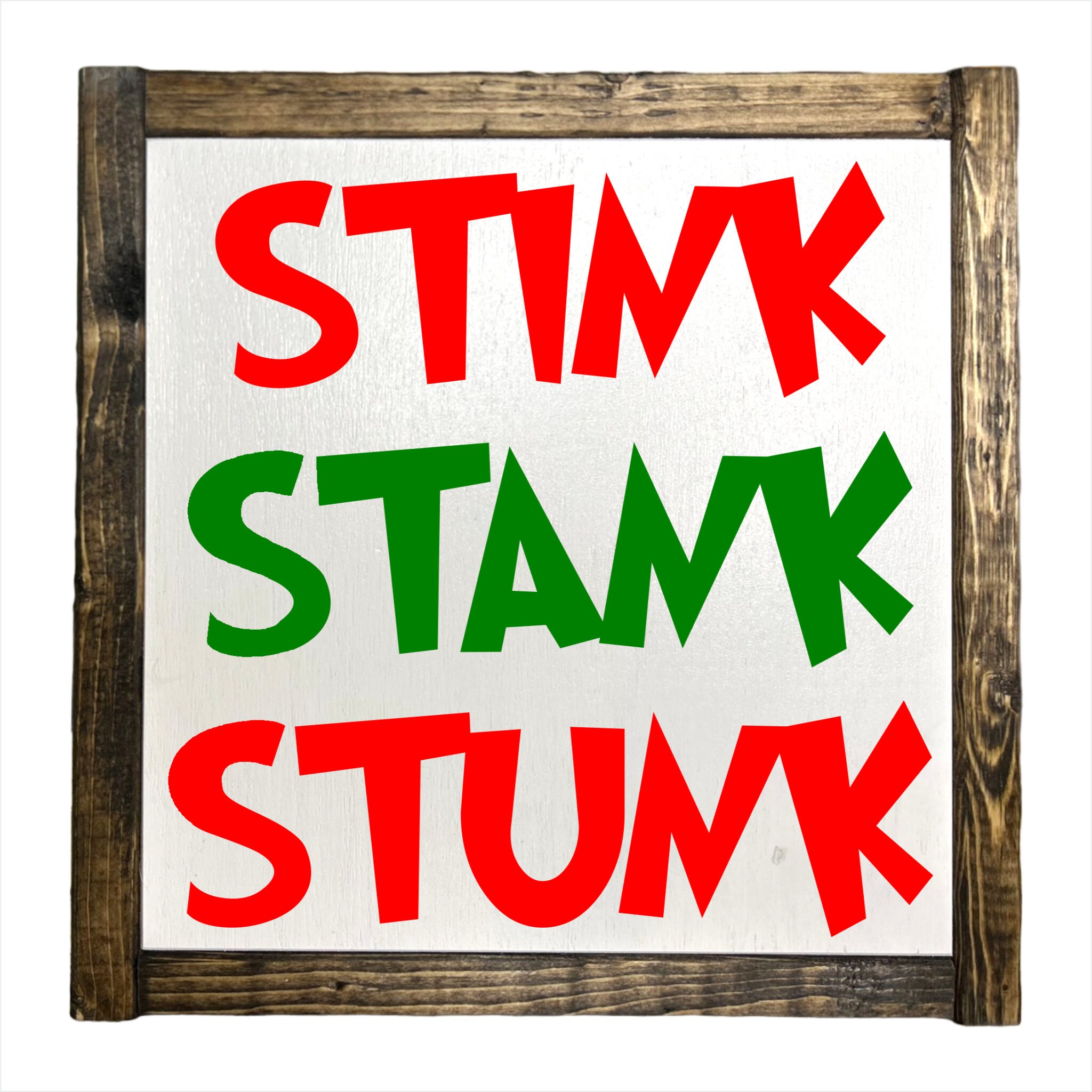 Stink Stank Stunk, Bathroom Sign Decor, Wooden Sign for Bathroom ...