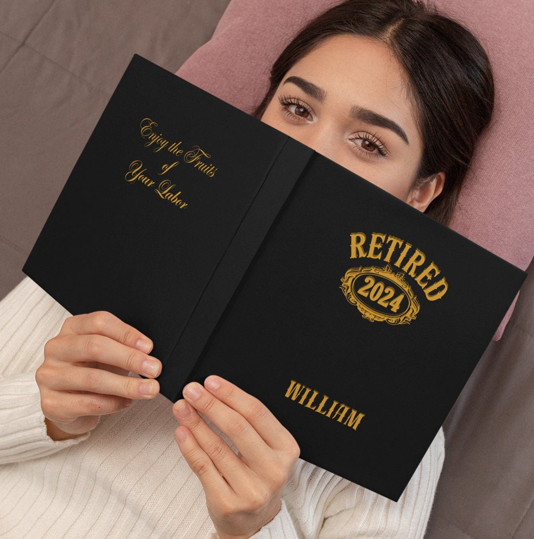 Personalized Retirement Journal, Custom Retirement Hardcover Journal ...