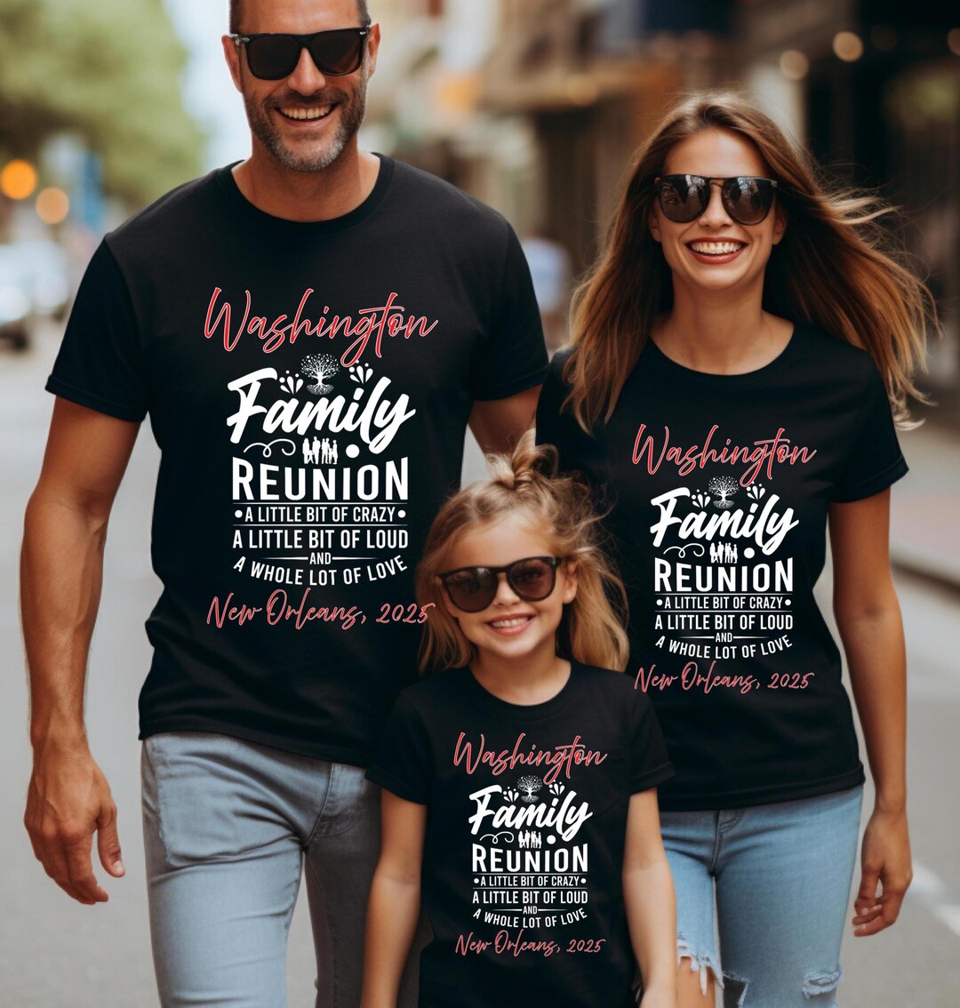 Personalized Custom Family Reunion Unisex Shirt, Family Reunion Name ...