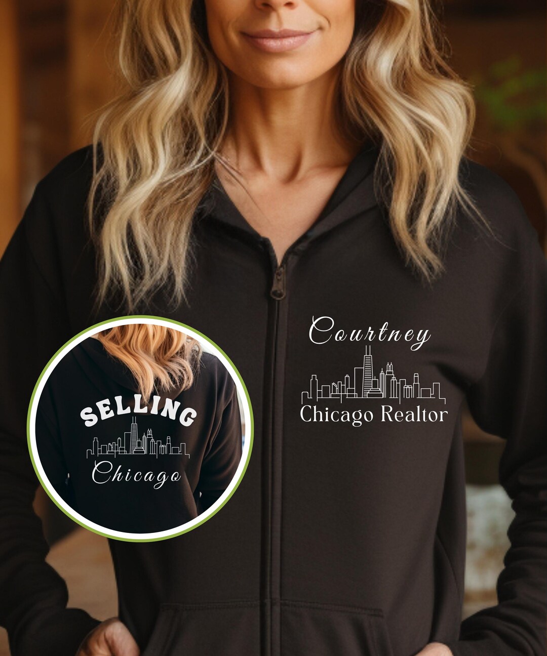Personalized Realtor Real Estate Agent Marketing Gift Hoodie, Custom ...