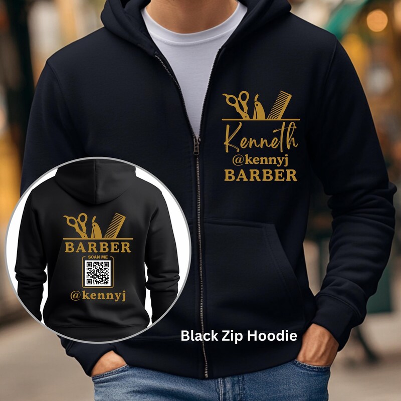 Barber Hoodie Mens - Etsy