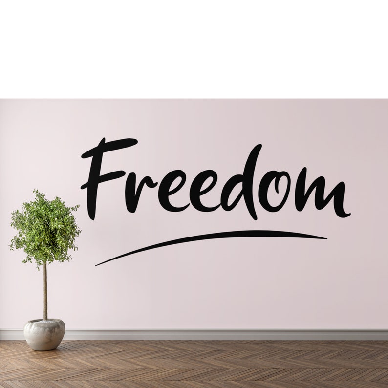 Freedom PNG, Freedom Stylized Text Svg, Freedom Word Svg, Cricut Cut ...