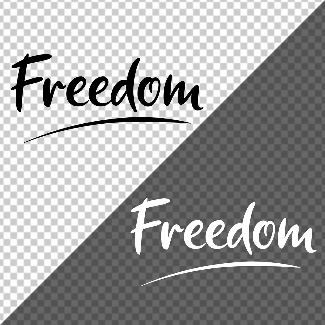 Freedom PNG, Freedom Stylized Text Svg, Freedom Word Svg, Cricut Cut ...