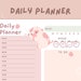 Cute Hourly Daily Planner | Printable Stationery | Instant Download ...