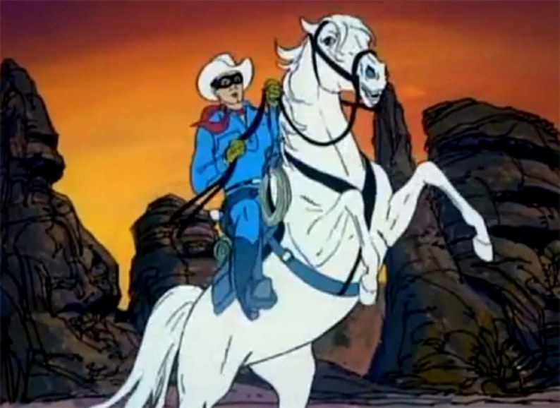 The LONE RANGER Complete Animated Series From 60's and - Etsy